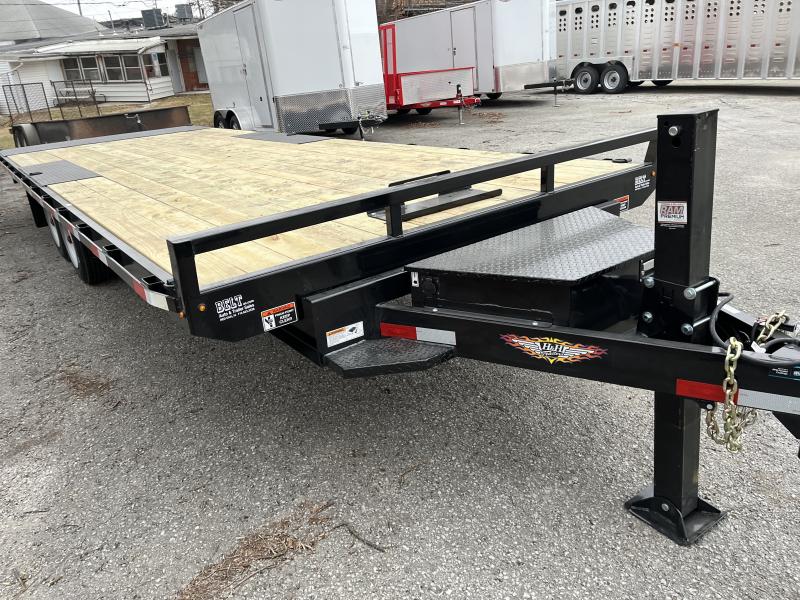 2025 H and H Trailer 102x24 Power Tilt Bumper Pull Deckover Trailer 17 ...
