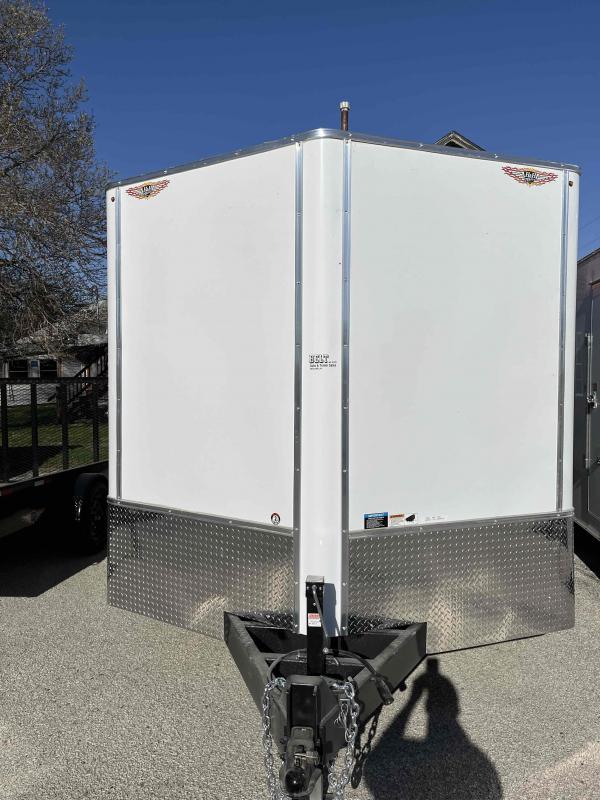 2024 H and H Trailer 8.5x24 HH Series Flat Top V-Nose Enclosed Trailer ...