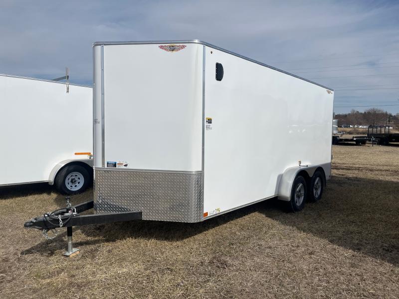 2023 H and H Trailer 7x16x78 HH Series Flat Top V-Nose Enclosed Cargo ...