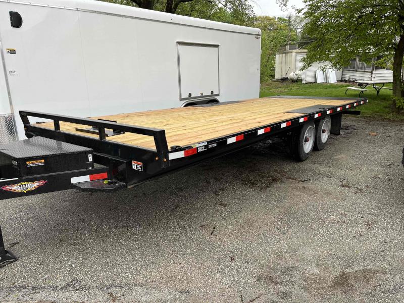 2024 H and H Trailer 102x24 Power Tilt Bumper Pull Deckover Trailer 17 ...