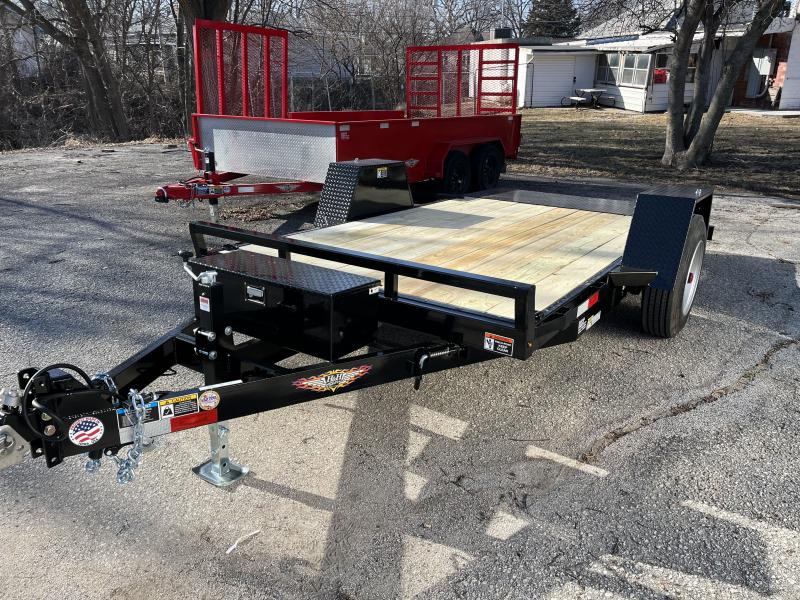 2025 H and H Trailer 78x12 Single Axle Gravity Tilt Equipment Trailer ...