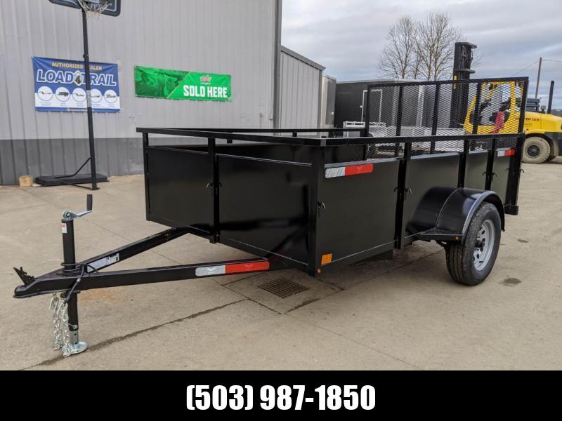 6x10 Single Axle Open Utility Trailer W/ 24" Sides - APRIL MADNESS in ...