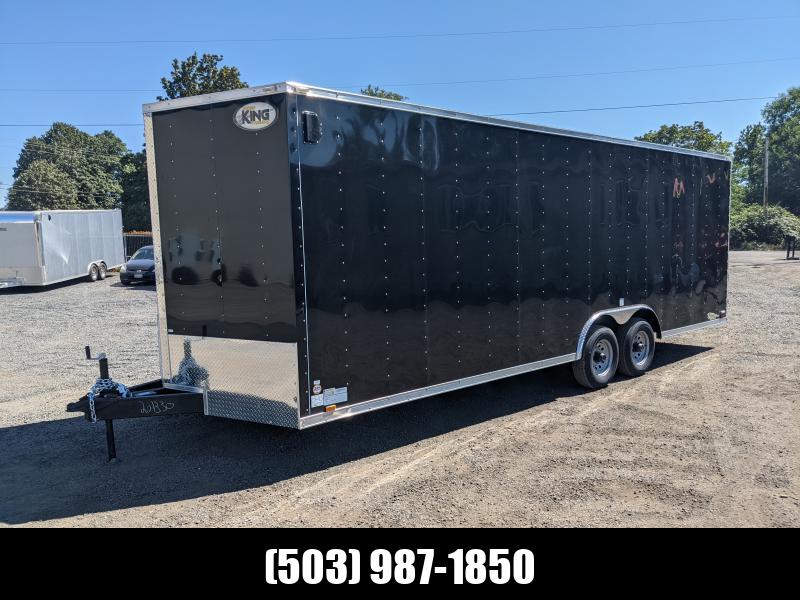 8.5x24 Tandem Axle 10K Enclosed Cargo Trailer w/ Upgrades - TOTAL ...