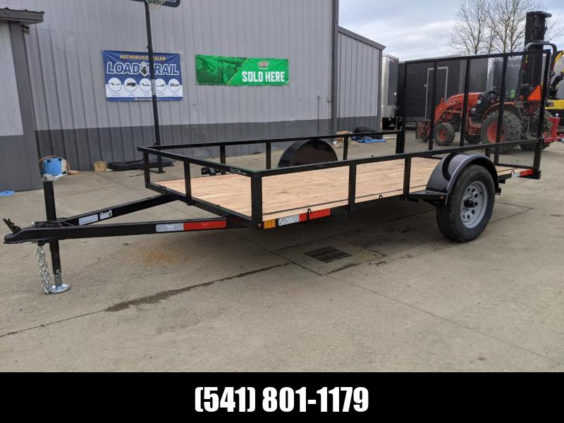 6x12 Single Axle Utility Trailer w/ 12" Top Rail - TOTAL LIQUIDATION ...