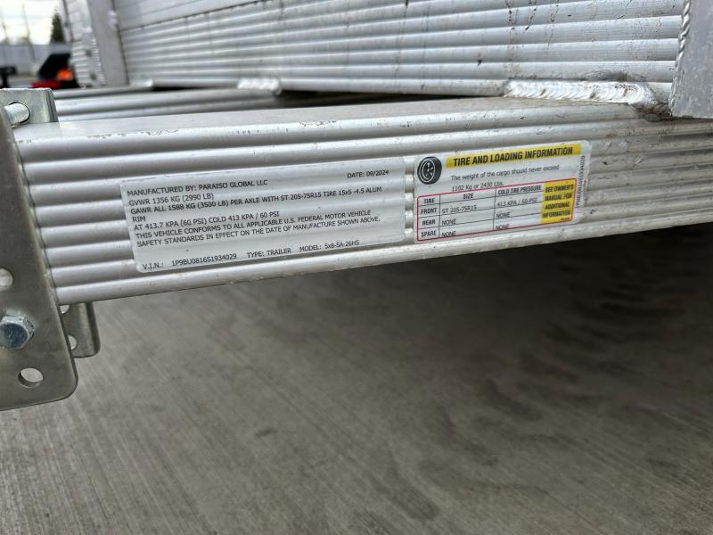 5x8 Single Axle 3K All Aluminum Utility Trailer in Terrebonne, OR ...