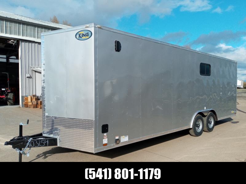8.5x24 Tandem Axle 10K Cargo / Enclosed Trailer - LOTS of Upgrades in ...