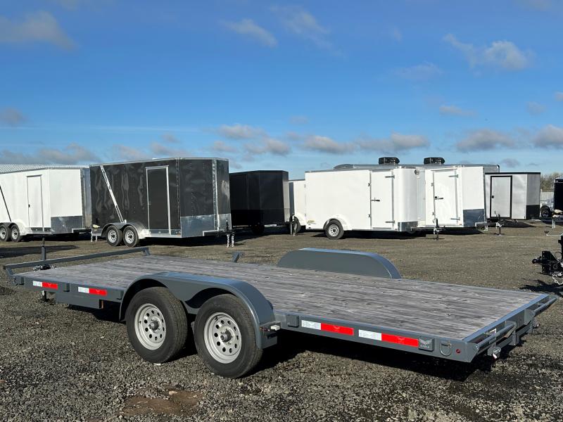 7x18 Tandem Axle 7k Flatbed Trailer - 2023 MODEL YEAR BLOWOUT in ...