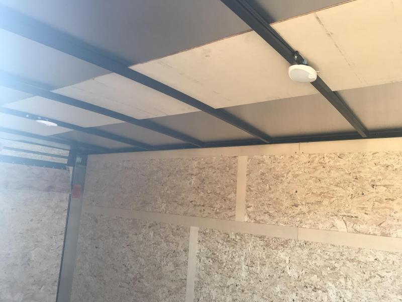 2020 Formula Trailers 7x14 white ramp Enclosed Cargo Trailer in Edmore, MI | Trailer Trader