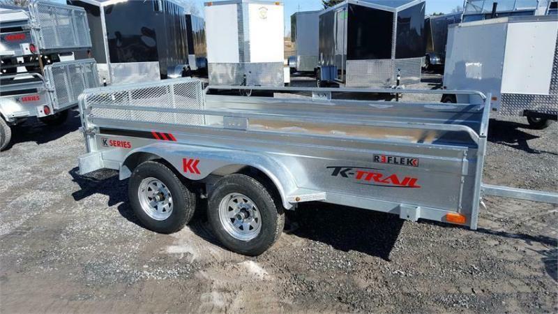 2022 K Trail 5.5 x 10 Tandem Axle Galvanized Trailer in Bourget, ON ...