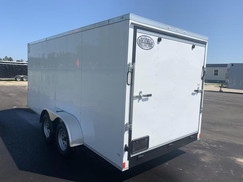 New 7x16 White Enclosed Rock Solid Cargo Trailer in Pearson, GA ...