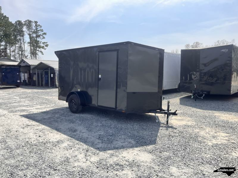 2024 Quality Cargo 612ENCL-C-DEL-BOP-R-3K 6x12 Enclosed DEL Slant-V ...