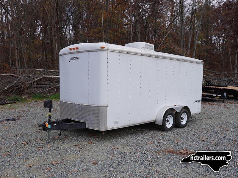 2001 Homesteader Trailers USED ENCLOSED TA 7K RAMP HVAC CABINETS ...