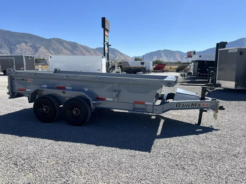 RawMaxx 7x14 GDX Heavy Duty 13lb I-Beam Dump Trailer in Springville, UT ...