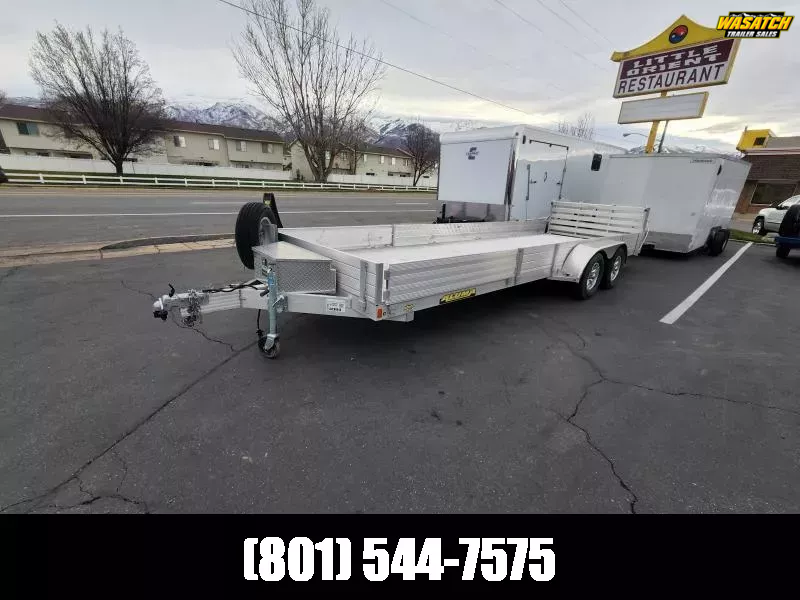 USED 2023 Aluma 8122 (7X22) Aluminum Utility Trailer in Layton, UT ...