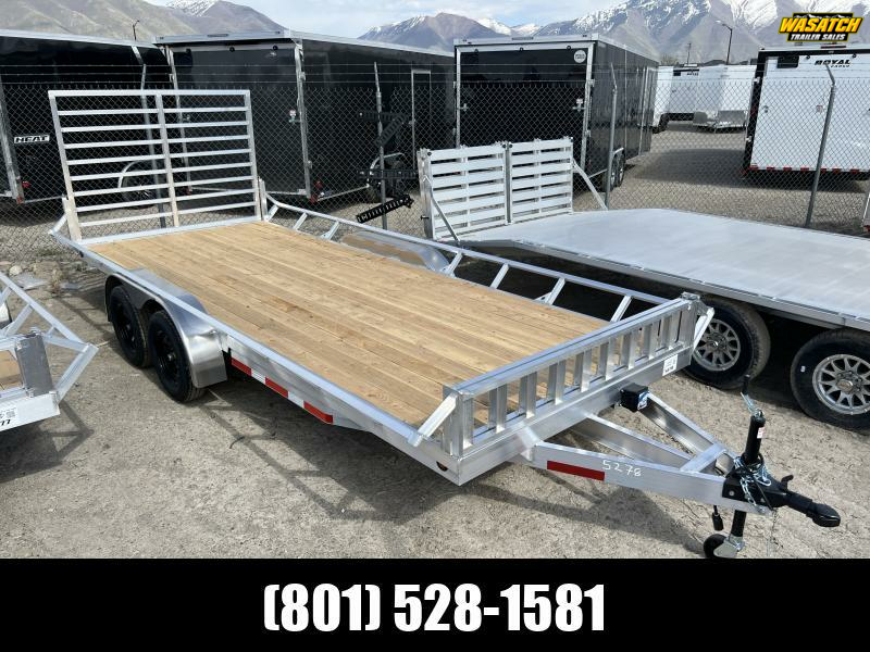 Baughman Products 7x18 Angled Aluminum Utility Trailer in Springville ...