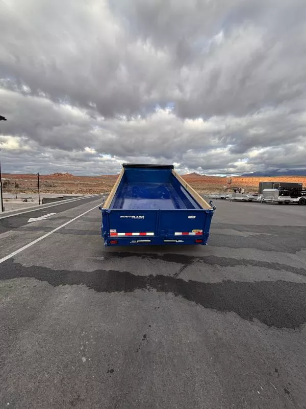 2026 Southland Trailers 7X14 SL714/14K/SOLAR/SP&MT/RAMPS/BLUE Dump ...
