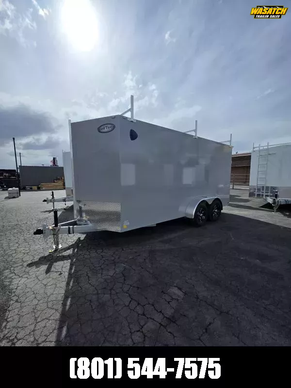 2025 CellTech 7X16 with Ladder Rack Cargo / Enclosed Trailer in Layton ...