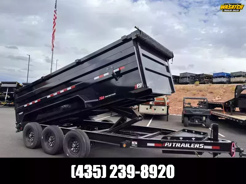 PJ Trailers 7X16 21K DM LOWPRO HIGH SIDE Dump Trailer in Hurricane, UT ...
