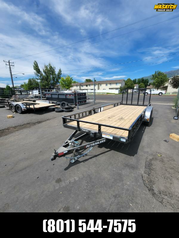 2025 PJ 7x20 UL with ATV Ramps Utility Trailer in Layton, UT | Trailer ...