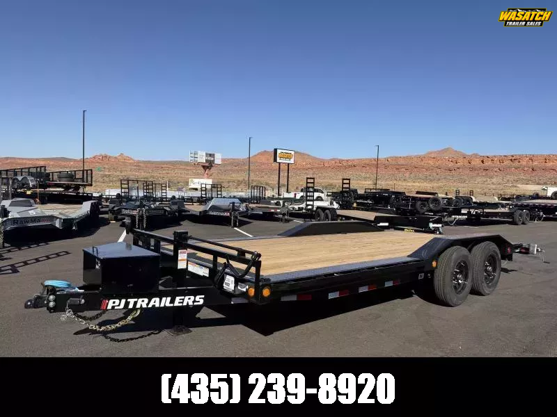PJ Trailers 8.5X20 14K B6 6" CHANNEL SUPER WIDE Equipment Trailer in ...