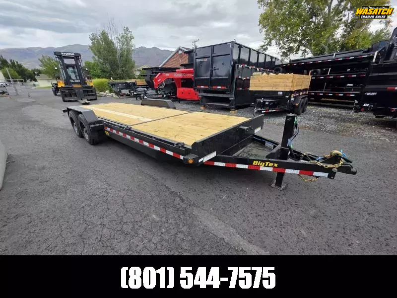 2026 Big Tex Trailers 7X22 TL 17.5K Flatbed Equipment Tilt Trailer ...