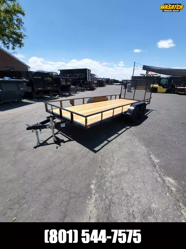 NEW MODEL: 2025 Wasatch Built Trailers 7X18 7K Utility Trailer in ...