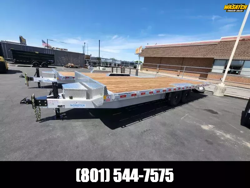 2026 Nordtek Trailers 22' DOT HD Deckover 14K Aluminum Tilt Equipment ...