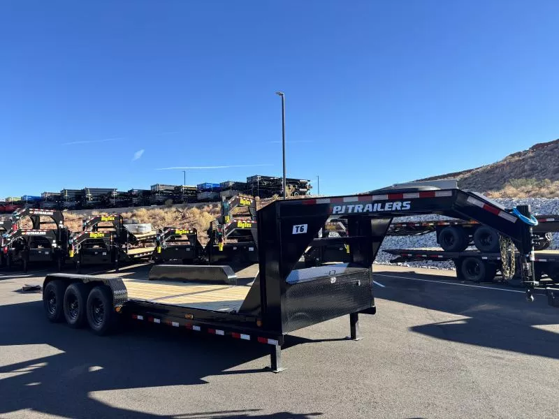 PJ Trailers 7X24 21K T6 GN 6" CHANNEL TILT Equipment Trailer in ...