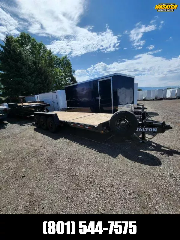 2025 Walton Trailers 7X22 TSX Triple 21K Hydraulic Tilt Flatbed Trailer ...