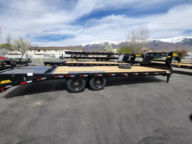 2026 Big Tex Trailers 25' (20'+5') GN with Singles 15.9K WHD Flatbed ...