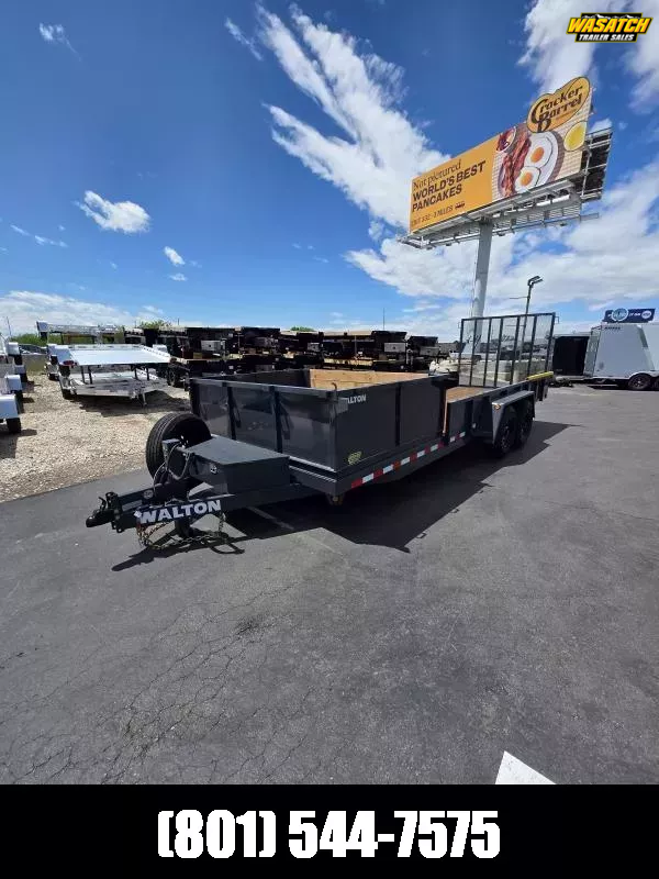 2025 Walton Trailers 7X22 MO-PRO 14K Landscape Dump Trailer in Layton, UT | Trailer Trader