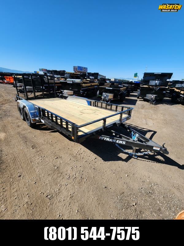 2025 PJ - UL - 7x16 with ATV Ramps Utility Trailer in Layton, UT | Trailer Trader