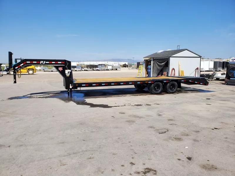 PJ Trailers 8.5x28 Low-Pro Flatdeck With Duals (LD) Flatbed Trailer in ...