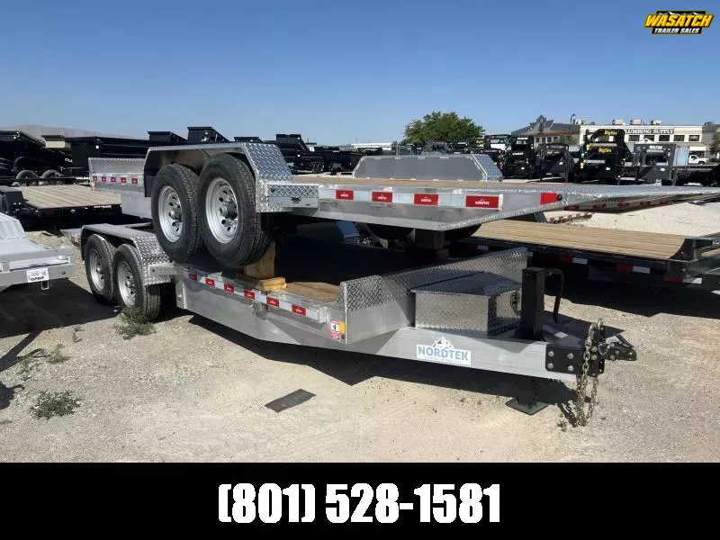 Nordtek Trailers 7x24 14k Aluminum Tilt-Deck Equipment Trailer in ...