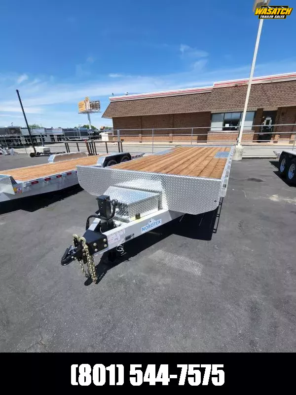 2026 Nordtek Trailers 22' DOT Deckover Aluminum Tilt Equipment Trailer in Layton, UT | Trailer ...