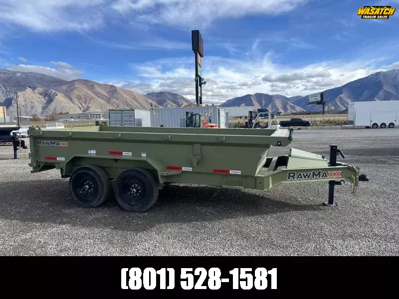 RawMaxx 7x14 GDX Heavy Duty 13lb I-Beam Dump Trailer in Springville, UT ...