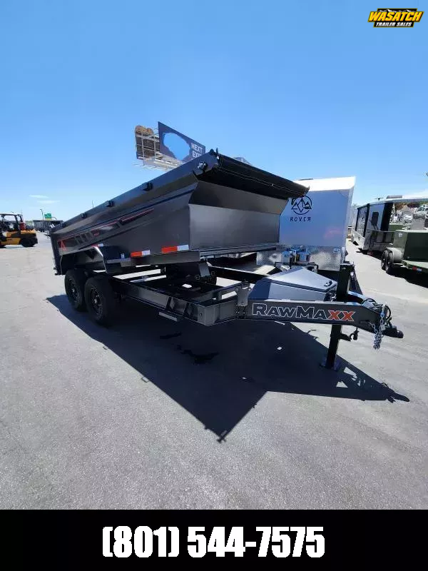 2025 RawMaxx 7X14 GDX KNIGHT Dump Trailer in Layton, UT | Trailer Trader