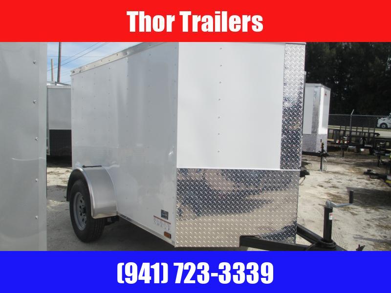 IN STOCK! 5 x 10 SA Enclosed Trailer w/side and Double Doors in ...