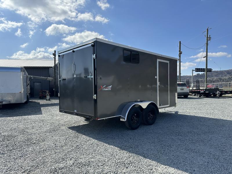 2023 TNT 7X14+V 7000LB GVW RAMP DOOR GREY CAMPING PACKAGE CARGO ...
