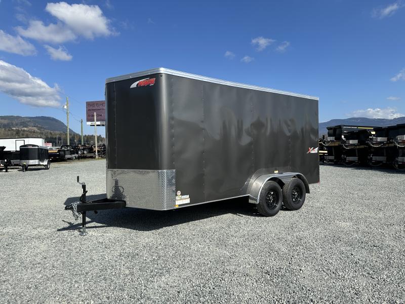 2023 TNT 7X14+V 7000LB GVW RAMP DOOR GREY CAMPING PACKAGE CARGO ...