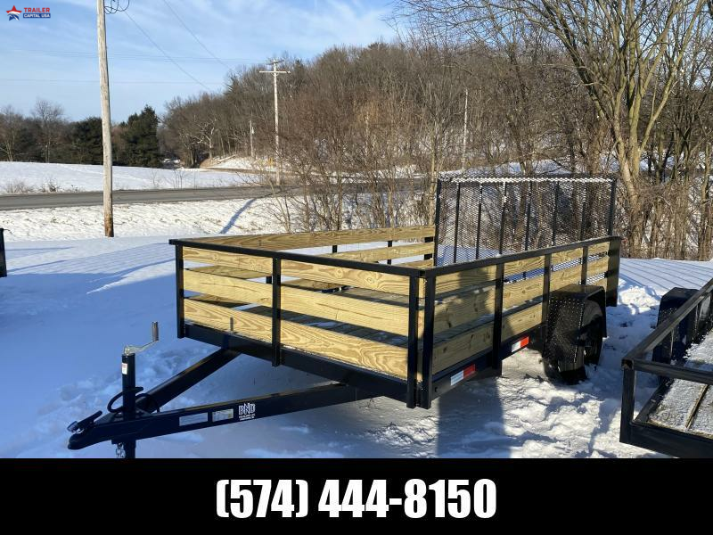 2021 BND Trailers 7x12 High Side Open Utility Trailer in Middlebury, IN ...