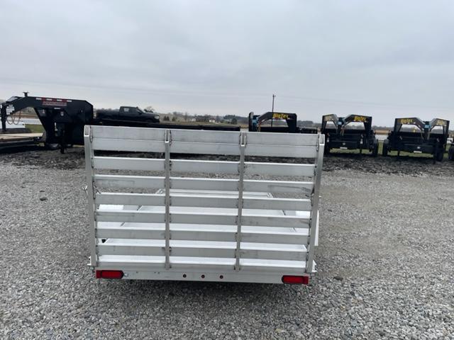 2023 Aluma 7210S-TG Single Axle Straight Gate 72x10 Utility Trailer in ...