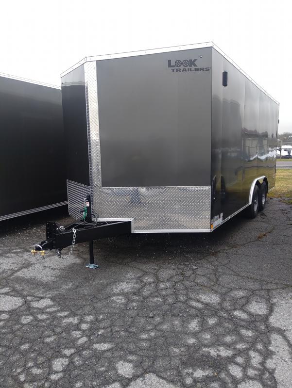 2024 Look Trailers 8.5X18 10K BARN DOOR Cargo / Enclosed Trailer in ...