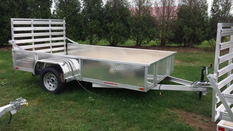 2016 Worthington Trailers 6-4x12 Aluminum Solid-Side Utility Trailer in ...