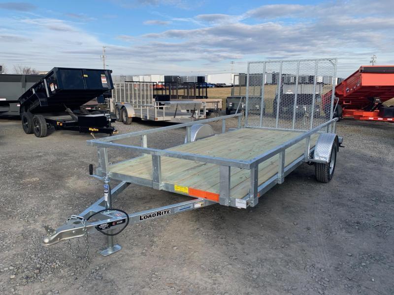 2021 Load Rite 6.5x14 3K Galvanized Utility Trailer in Muncy, PA ...
