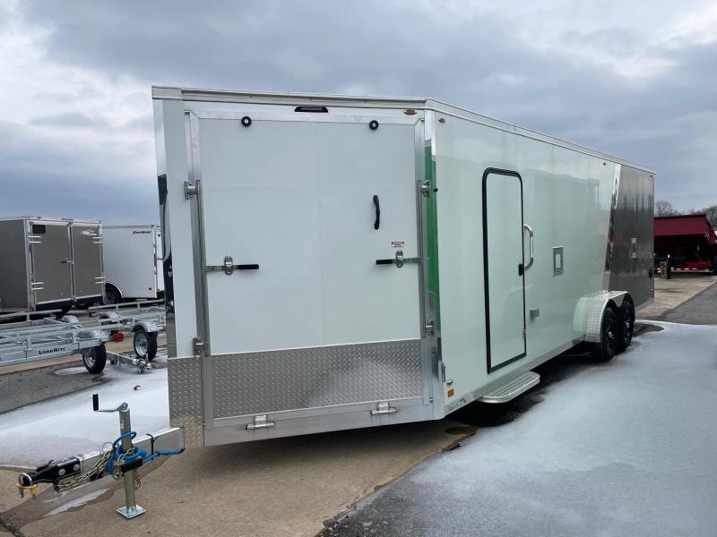 2023 Stealth Trailers 7x19 (14+V) 2-Place Inline Snowmobile Trailer ...
