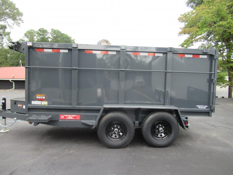 Prospector 12' Dump Trailer by Covered Wagon 12' Dump w/ 4' Sides ...