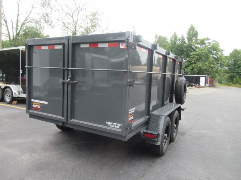Prospector 12' Dump Trailer by Covered Wagon 12' Dump w/ 4' Sides ...