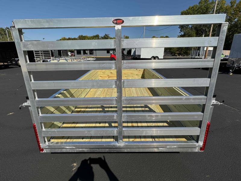 2024 MMT 6x12SA Wood Side Drop Axle Utility Trailer in Jackson, MI ...