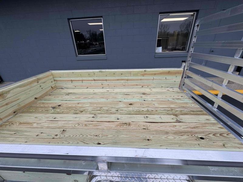 2024 MMT 6'x10'SA HD Wood Side Aluminum Utility Trailer in Jackson, MI ...